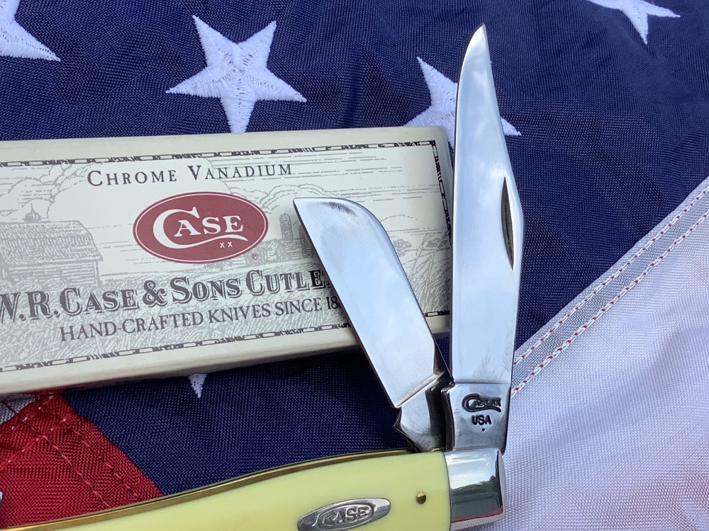 Case xx 1999 Large Stockman (3375 CV) w/ Yellow Synthetic Handles -NOS ...