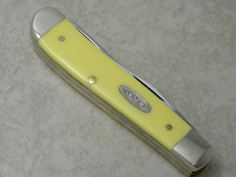 Case XX USA 2021 Yellow Composition 3207 CV Mini Trapper Knife NIB