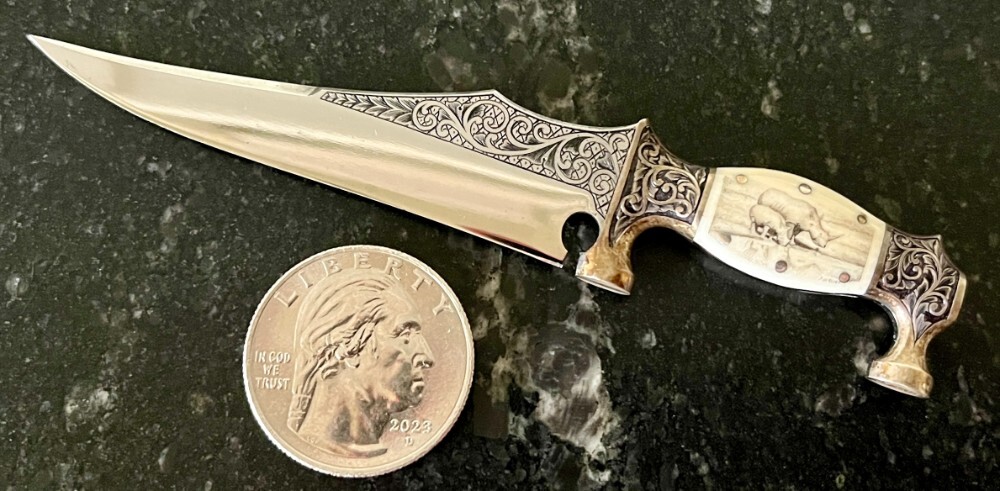 Beautiful James (Jim) Whitehead Custom Fixed Blade Knife Called The ...