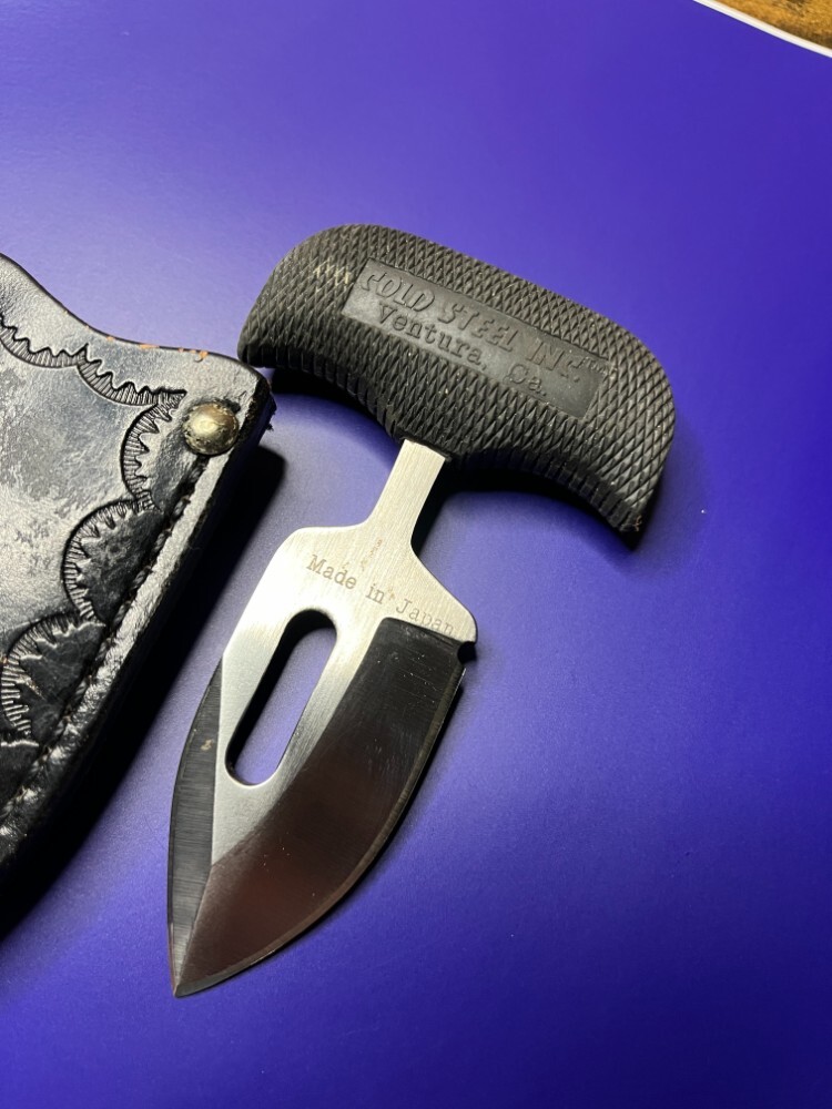 Vintage Cold Steel Safe Keeper III Urban Skinner Push Dagger Knife