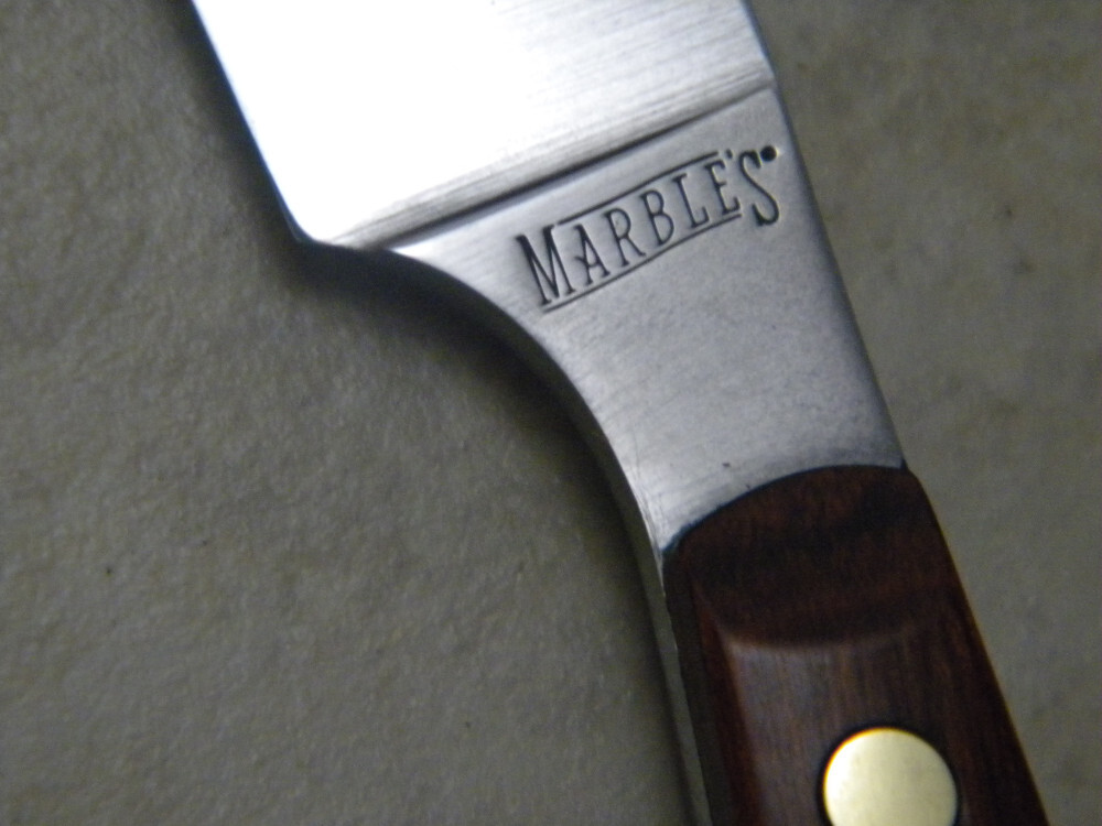 Marbles USA Caper/Diamondwood 81205 Fixed Blade Sheath Knife in Box