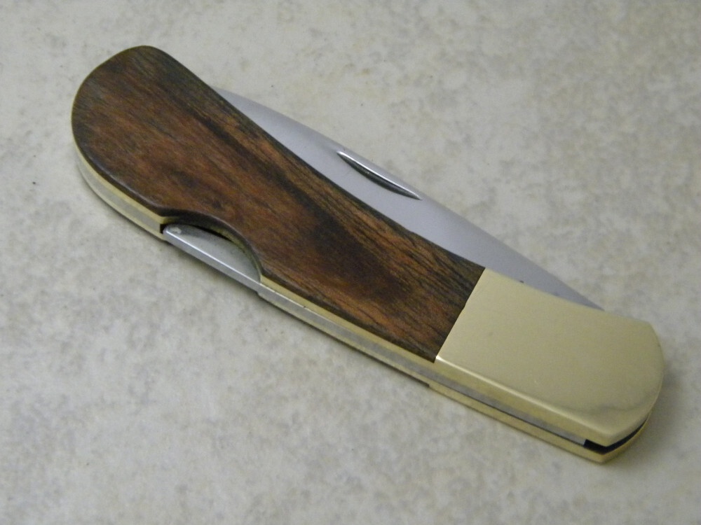 Gerber Portland, OR 97223 USA Wood Lockback Knife