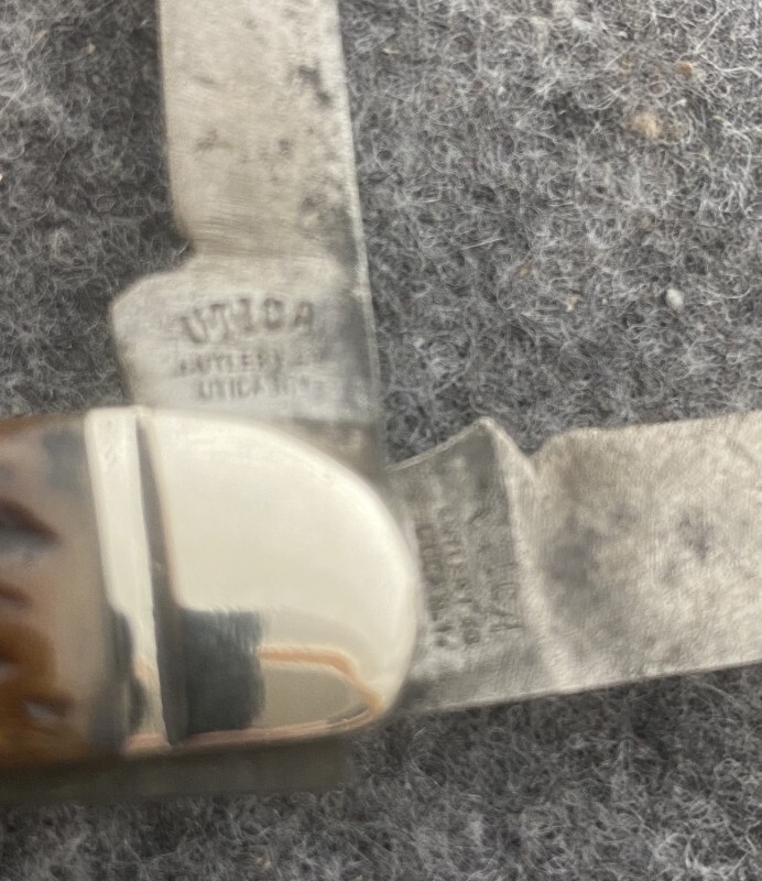 Utica Cutlery Co. Utica N.Y. Mini 2 Blade Toothpick