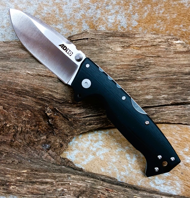 NIB Cold Steel AD-10 Tri-Ad Lock Folding Knife S35VN Drop Point Blade ...