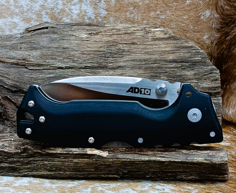 NIB Cold Steel AD-10 Tri-Ad Lock Folding Knife S35VN Drop Point Blade ...