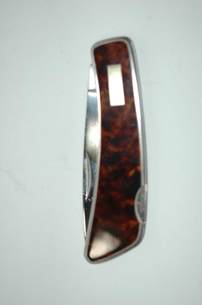 Vintage Kershaw New in Box Model 5100 Kai Japan Tortoise Shell Scales