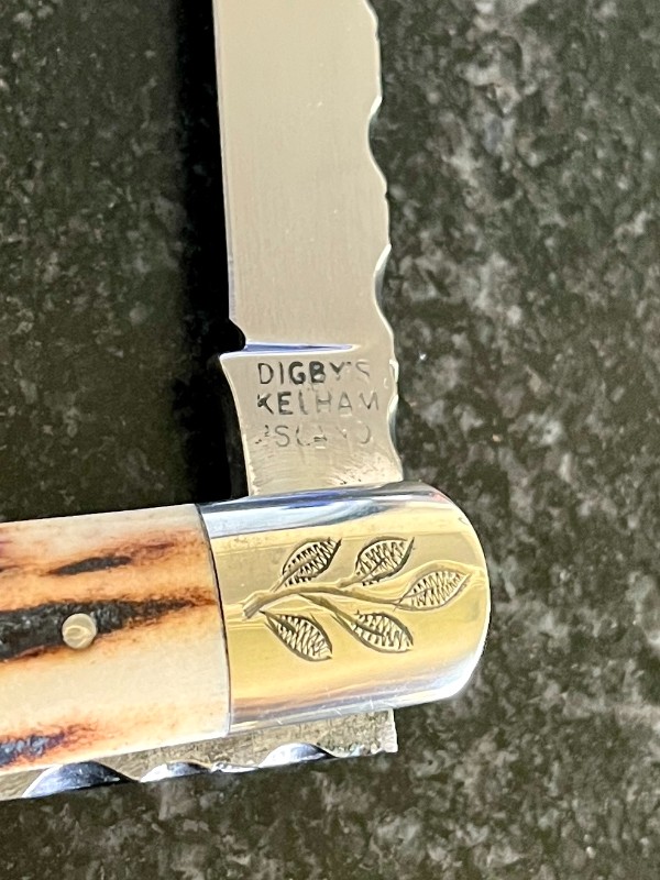 Beautiful Graham Clayton Digby's Kelham Island Large Stag Folding Knife ...