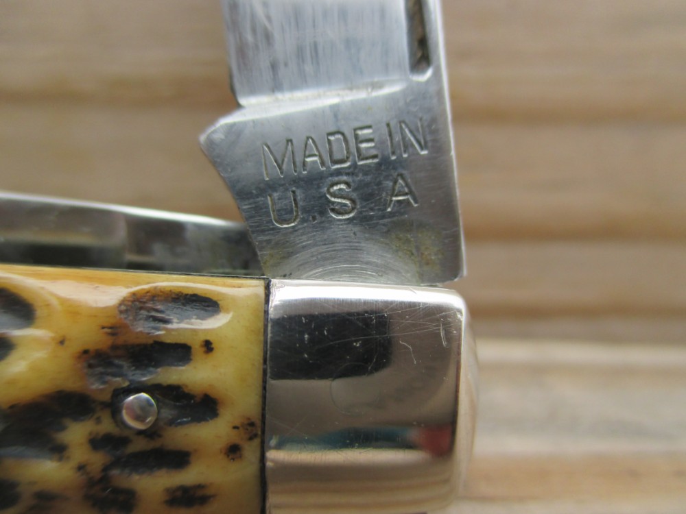 Sta-Sharp Stainless Stock Knife 9508 Made In USA