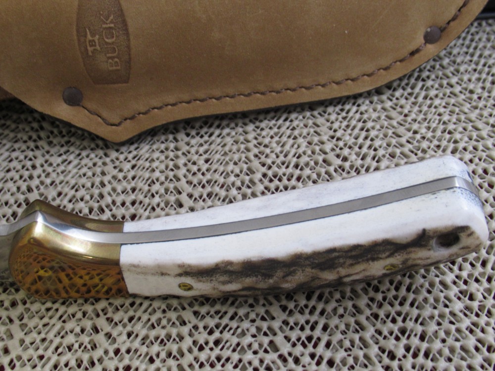 Buck Custom Elk Handle Fixed Blade Model # 113 ELK