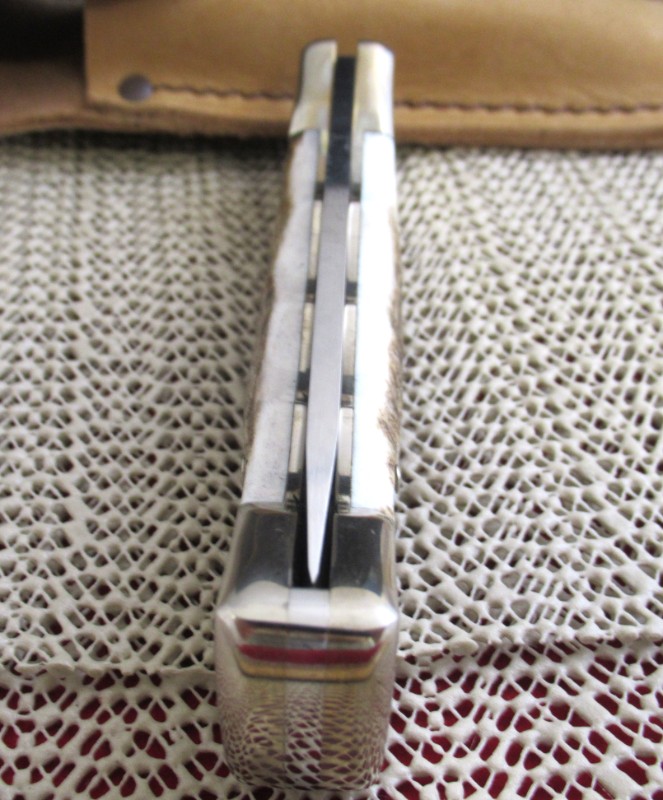 Buck Custom Finger Grove Elk Handle Model 110-FG ELK