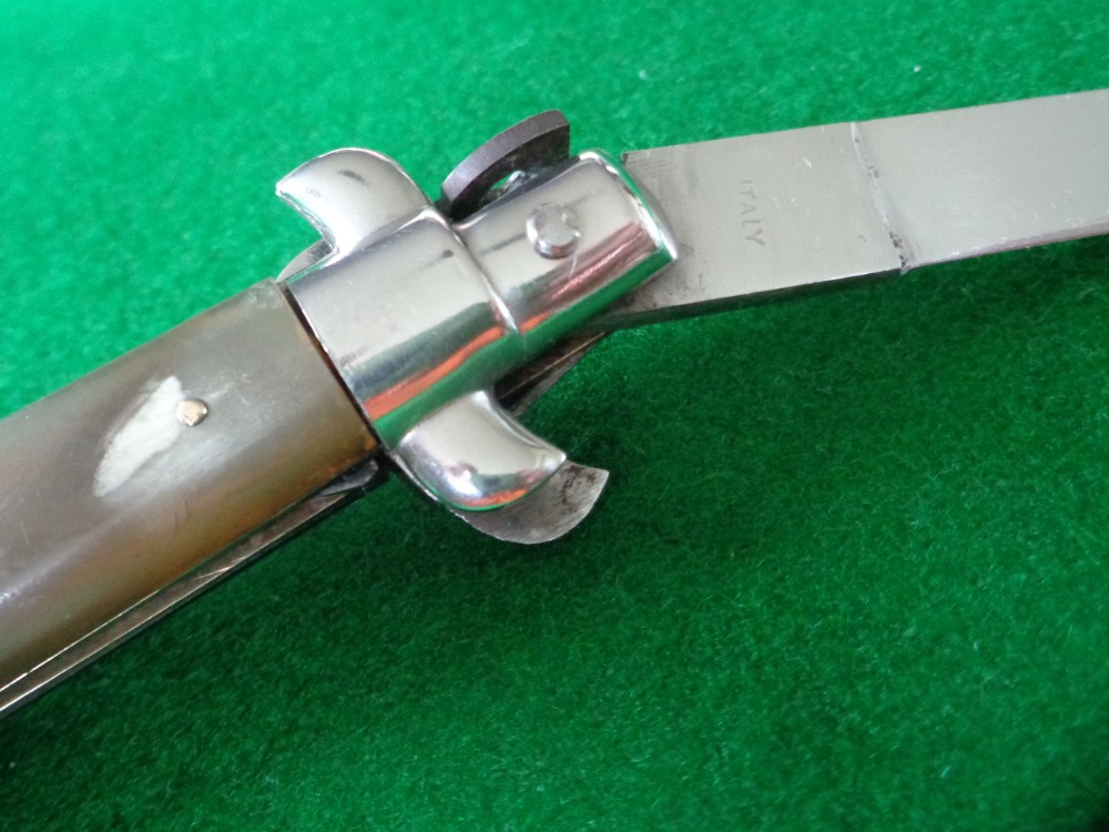 c.1960's WANDY INOX ITALY Brazilian Horn Swivel Bolster MINT