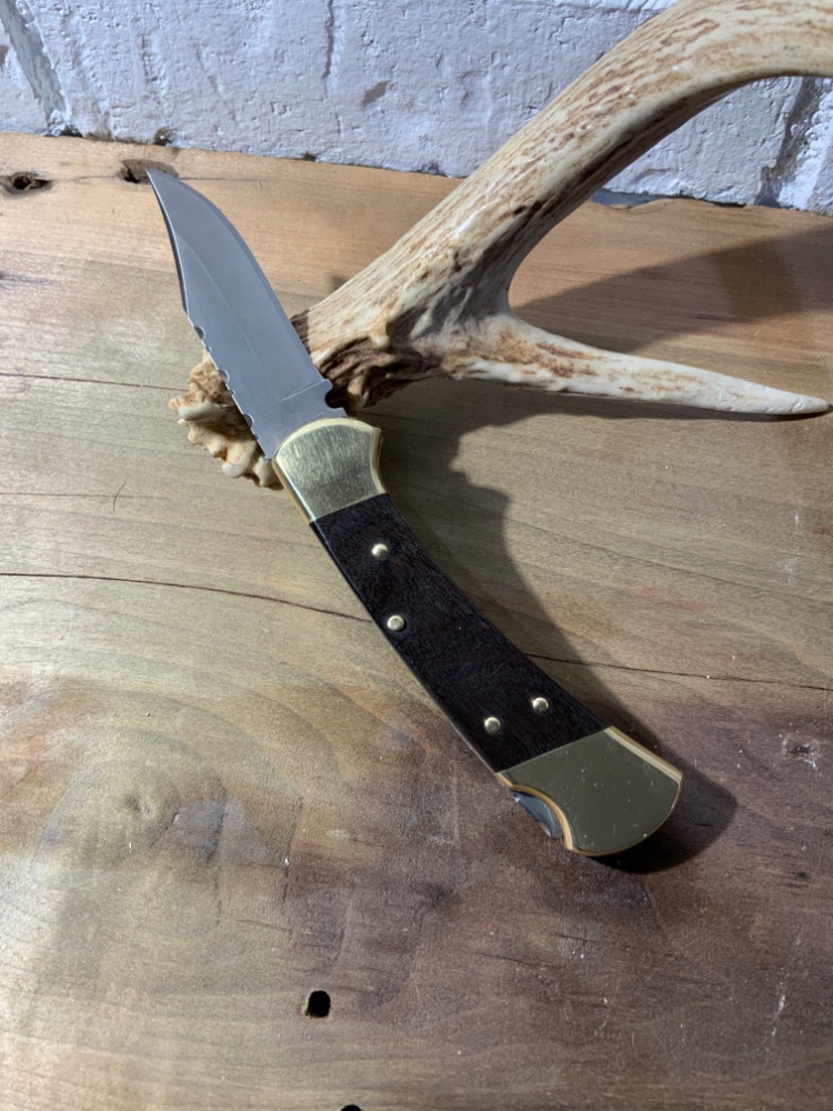 Buck USA Engraved 112 Converted Auto