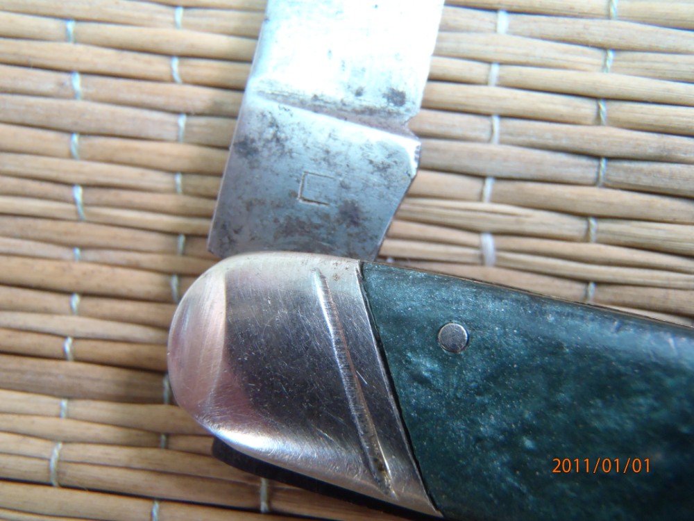 UTICA (arch) Cutlery Co Utica NY Slanted and Pinched Bolsters