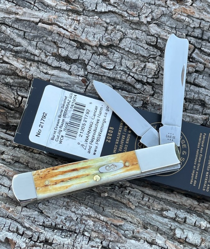 CASE XX ** SFO 2024 CAMPFIRE BONE RAZOR