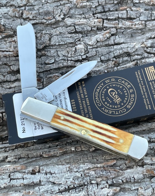 CASE XX ** SFO 2024 CAMPFIRE BONE RAZOR