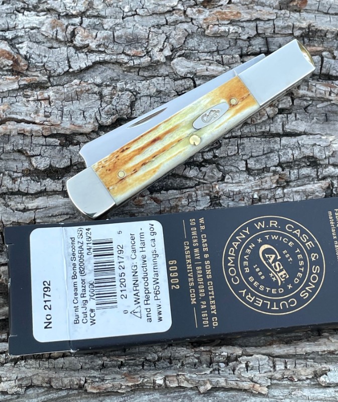 CASE XX ** SFO 2024 CAMPFIRE BONE RAZOR