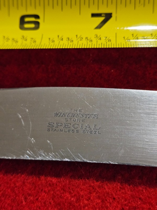 Vintage "Winchester Store Special" Large Kitchen Knife 1920's