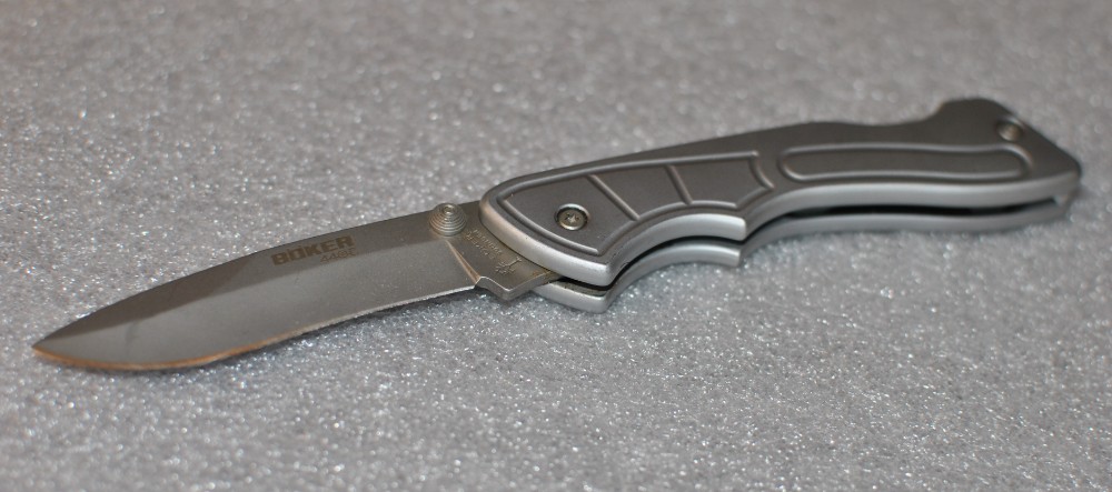 Boker Solingen Germany Mint Sock Drawer Knife With Boker Clip Alu 440c ...