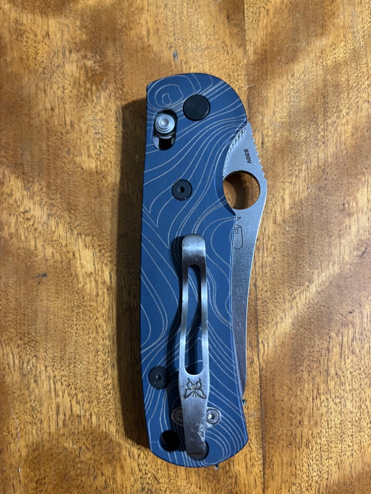 Benchmade Griptilian, custom milled scales