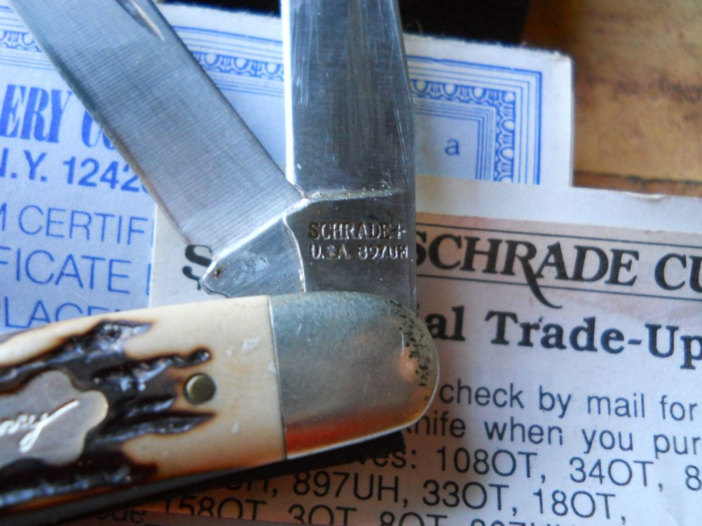 Schrade 897 UH Stockman / Box USA