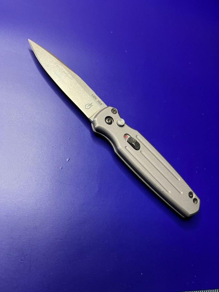 Gerber Auto Mini Covert Automatic Knife Tactical Gray (2.8" Stonewash)