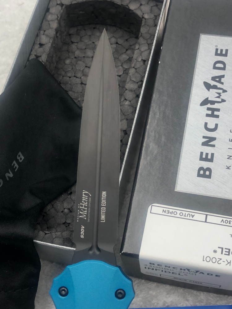 Benchmade Infidel 3300BK-2001 Limited Edition Double Action Out The ...