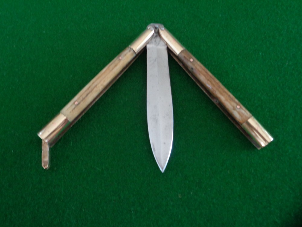 c. 1940's PHILIPPINE WWII Double Edge Dagger Balisong Batangas ...
