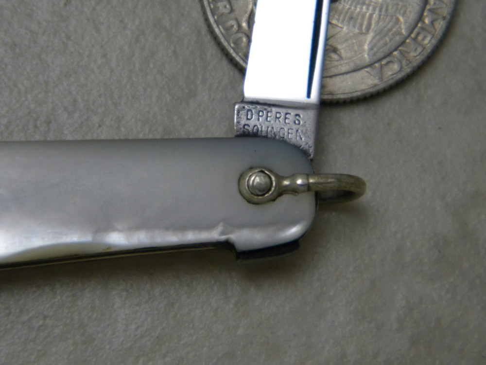 D Peres Solingen Germany Pearl Small Lobster Knife