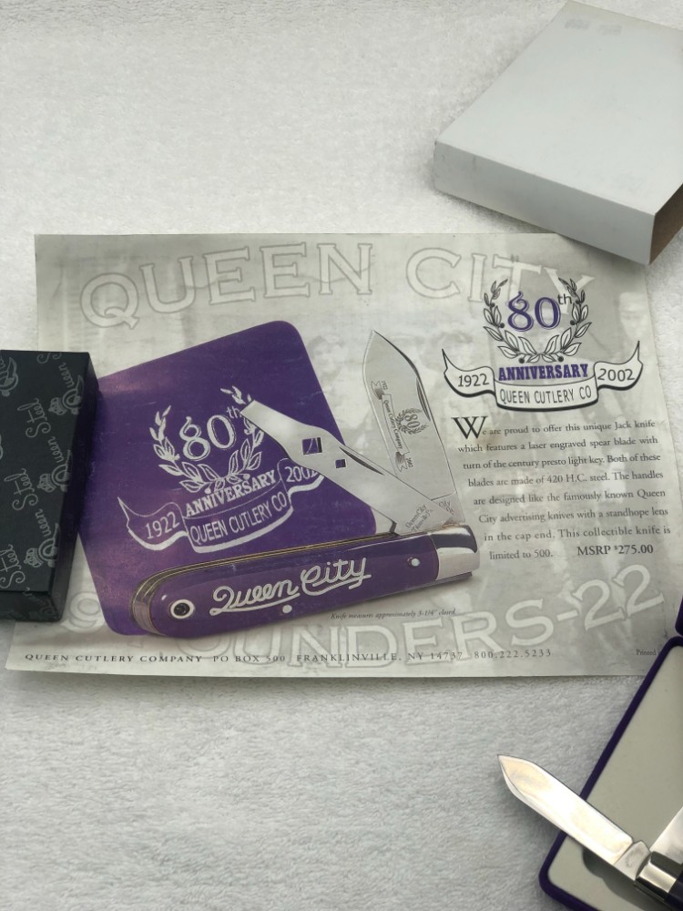 Queen City Cutlery Co Limited Edition 80Th Anniversary 1922-2022 2 ...