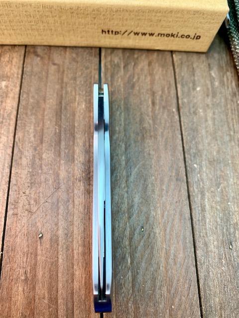Moki Serapis Black Micarta Inlayed with Pearl Dots Seki Japan