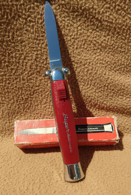 K-108 Super-Automatic Red OTF in the Box!
