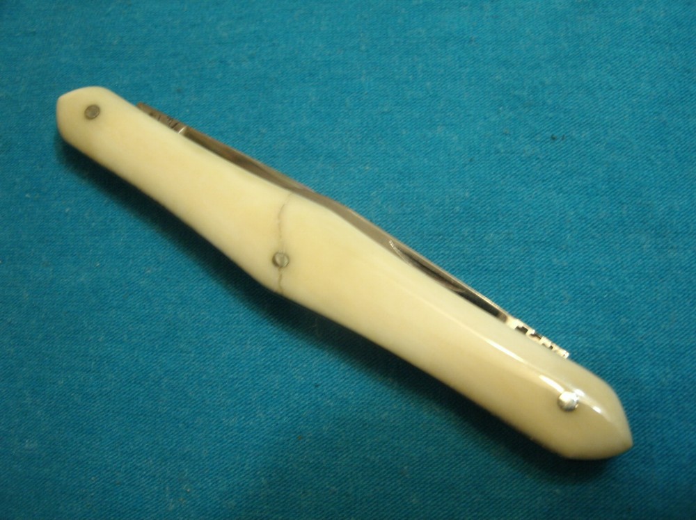 VINTAGE FORD MEDLEY SHEFFIELD ENGLAND SWELL CENTER BONE FOLDING POCKET ...