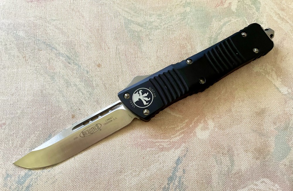 MICROTECH COMBAT TROODON LARGE OTF AUTO BLACK
