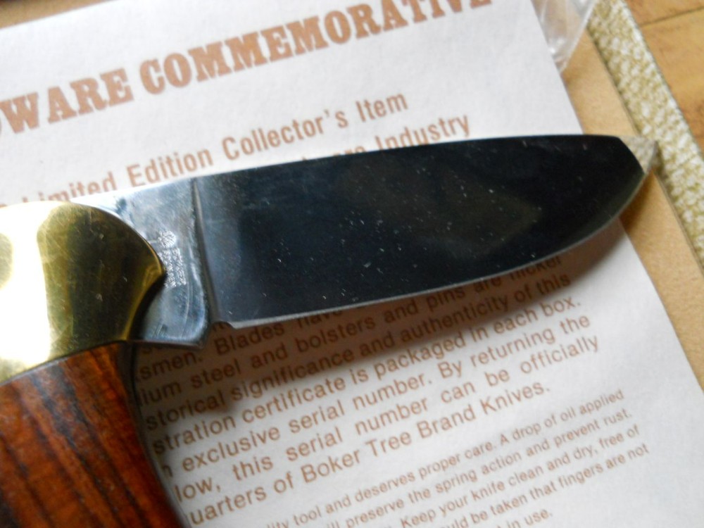 German Boker Hardware Store Commemorative Knife