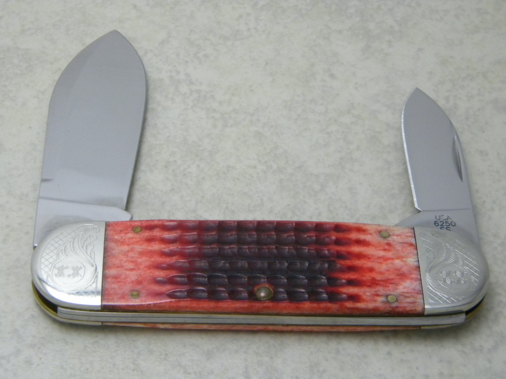Cattaraugus Red Bone 6250 by Case USA Elephant Toe Knife from the ...