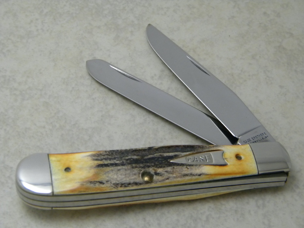 Case Brothers Springville, NY Stag Tested XX 1992 Trapper Knife
