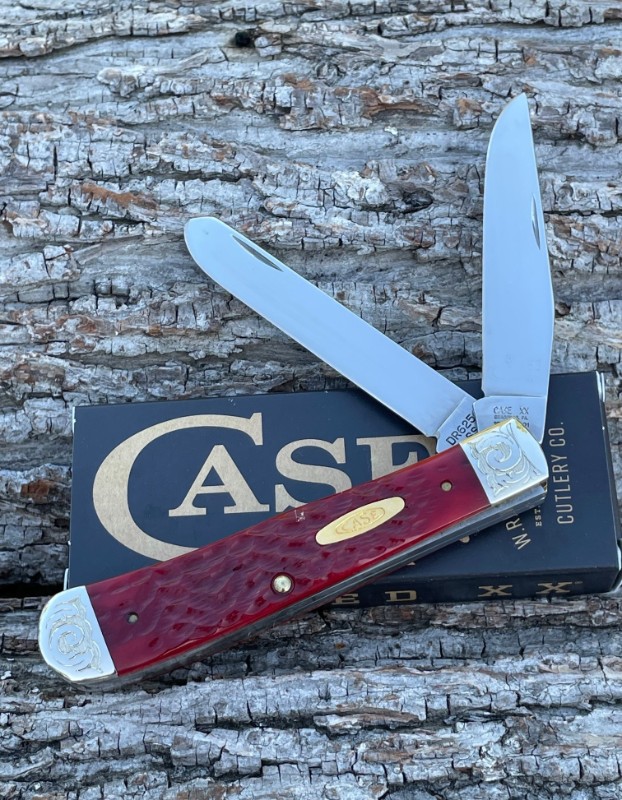 CASE XX *** 1991 DARK RED MINT SET TRAPPER