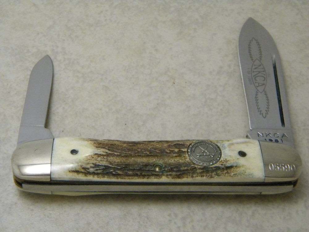Queen NKCA 1981 Stag Big Cigar Knife