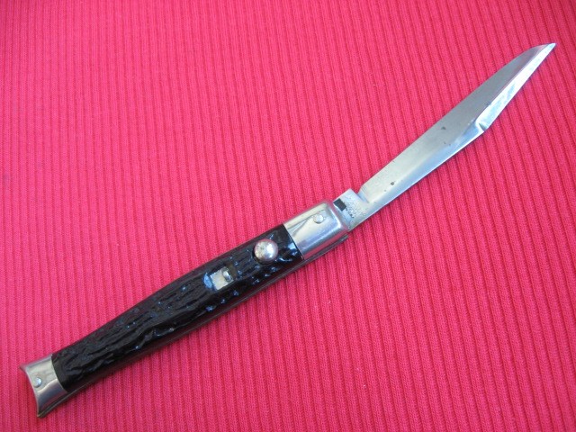 Colonial Shur-Snap FishTail Prov. U.S.A. Switchblade Knife
