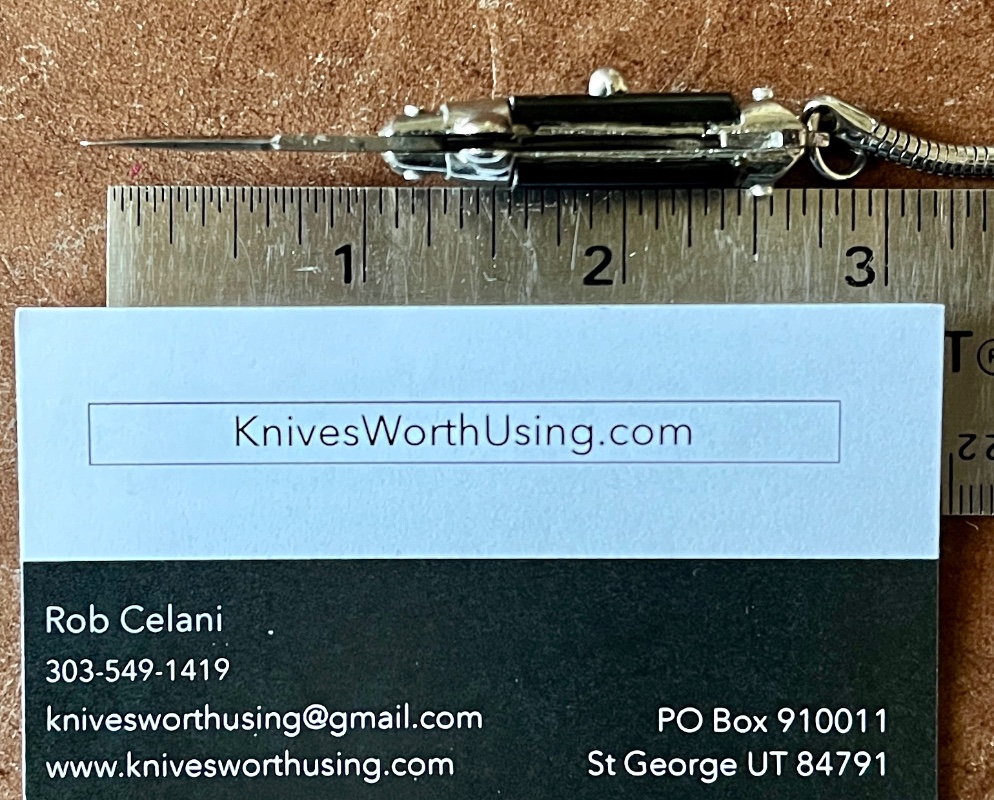 Miniature Keychain Switchblade Knife, Japan, Unused