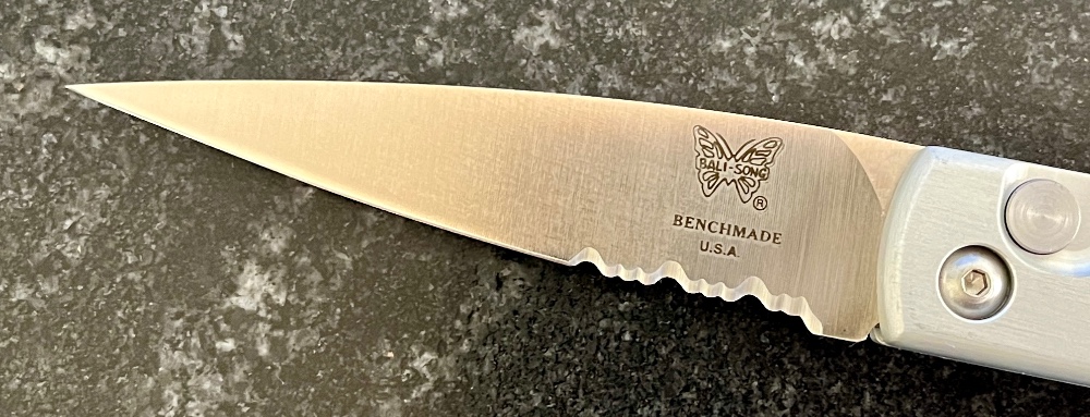 Benchmade Spike Switchblade Knife, Model 1000S, Clear Handles, Unused