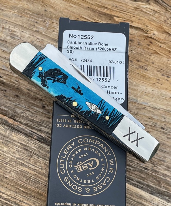 CASE XX ** SFO 2024 SMOOTH BONE CARIBBEAN BLUE BASS RAZOR