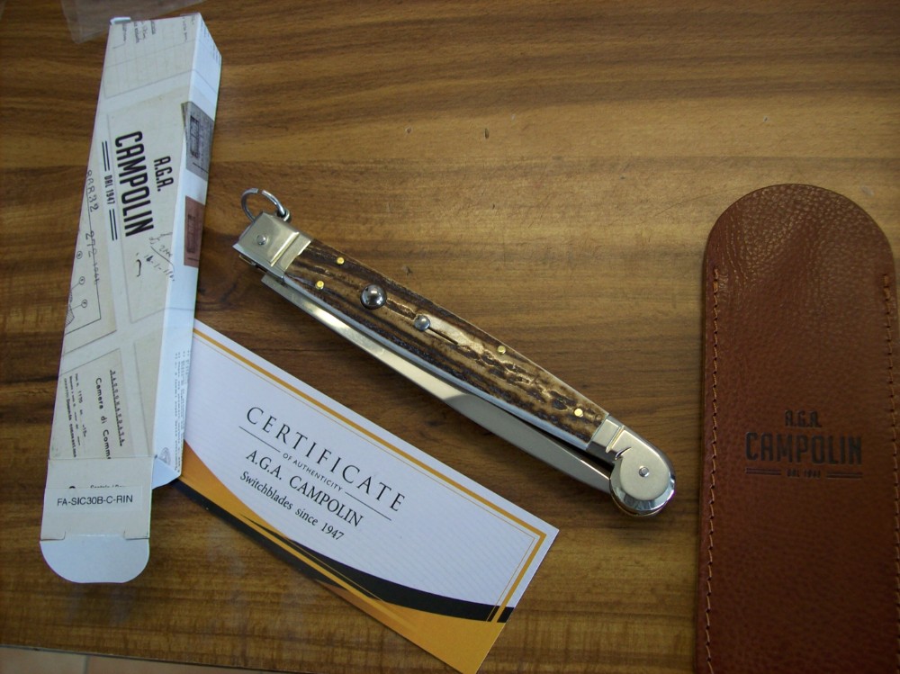 A.G.A. Campolin "The Sicilian" 12" Fighting Knife Maniago, Italy ...