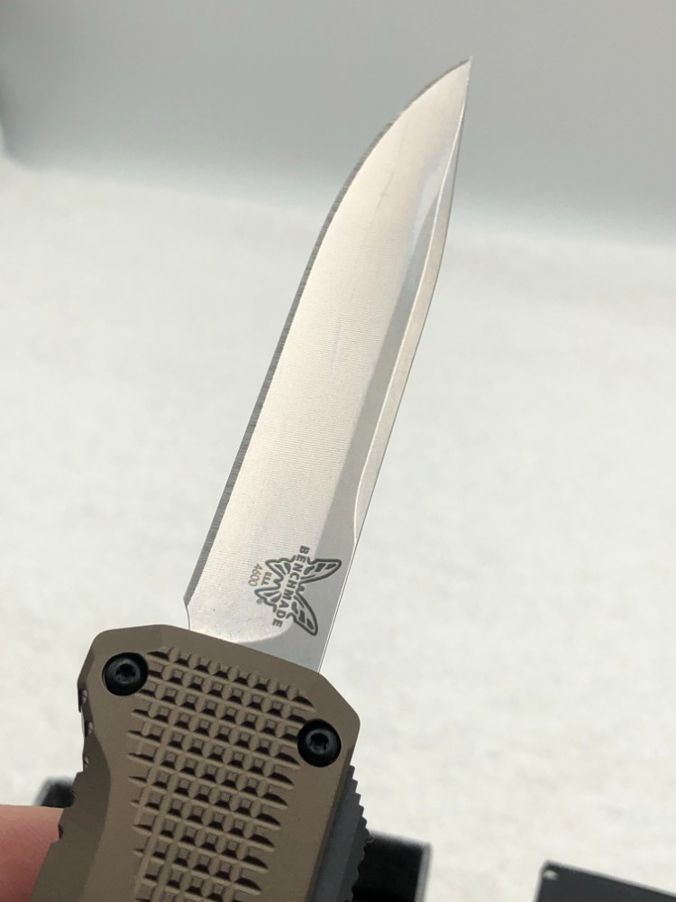 Benchmade 4600-1 Phaeton Double Action Out The front Automatic Knife ...