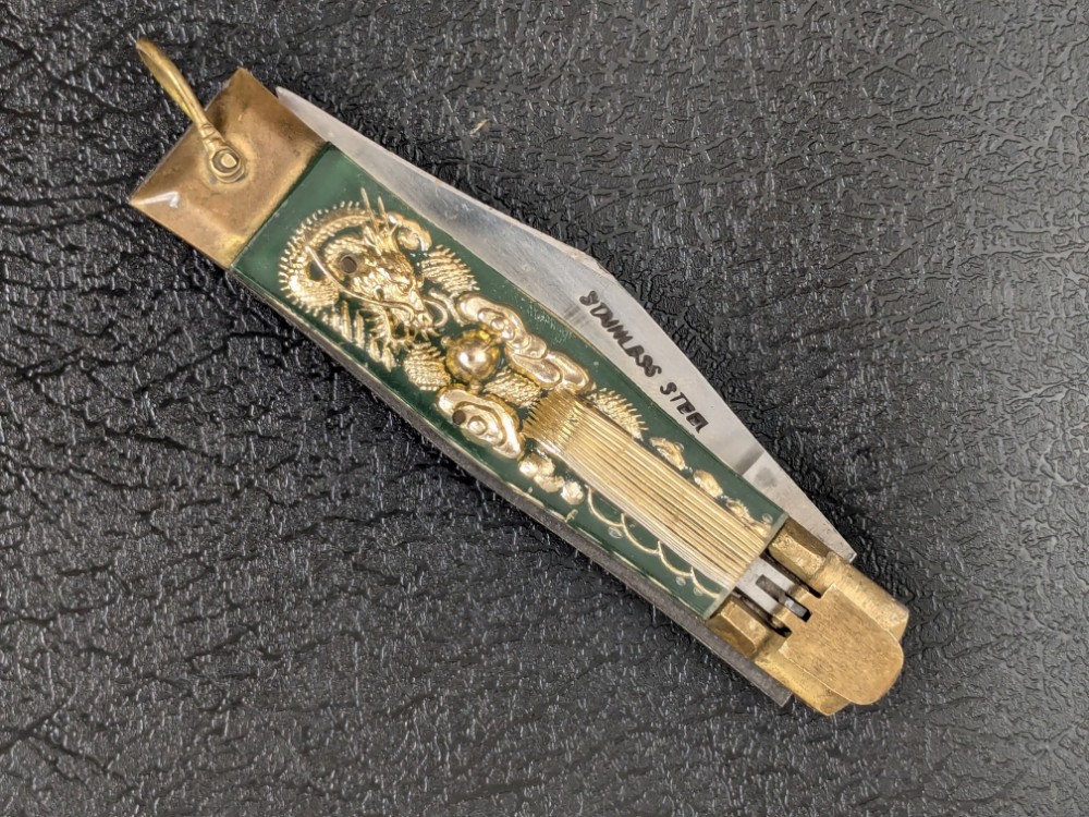 Vintage Mexican Souvenir Automatic Knife