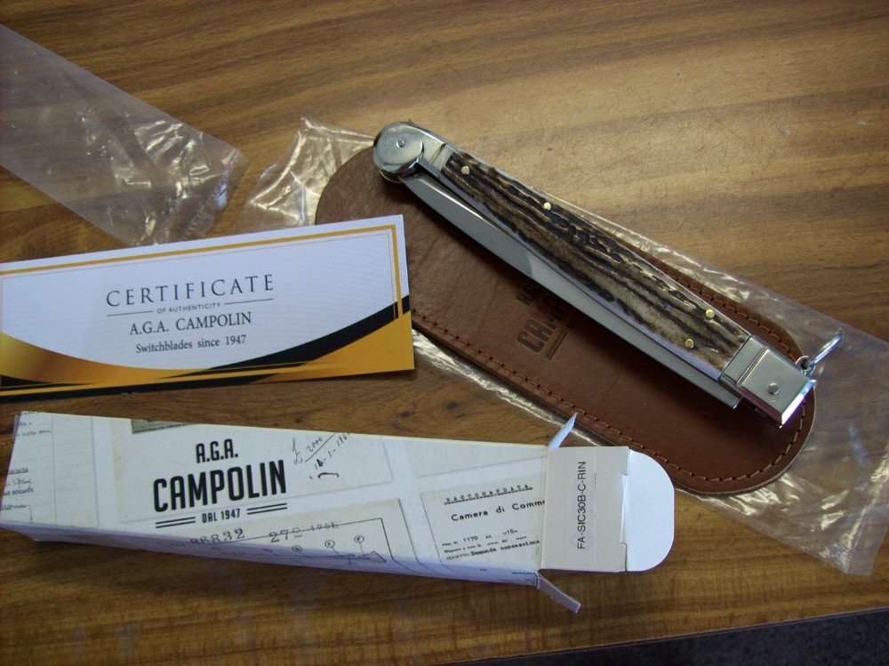 A.G.A. Campolin "The Sicilian" 12" Fighting Knife Maniago, Italy ...