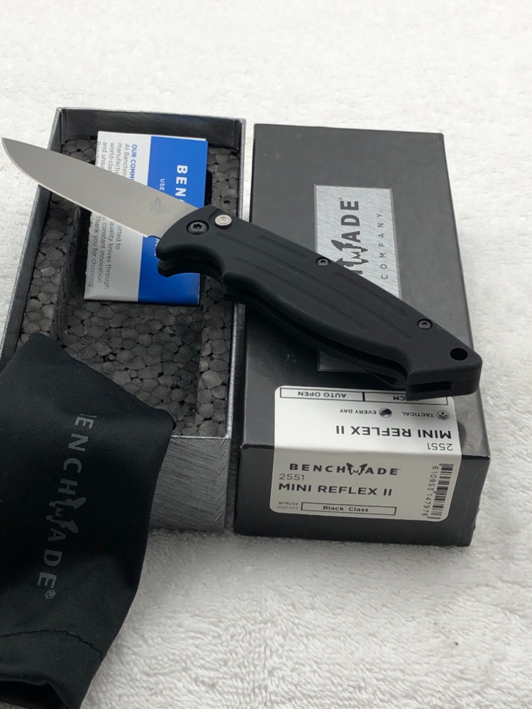 Benchmade 2551 Mini Reflex II Push Button Automatic Knife Made In USA ...
