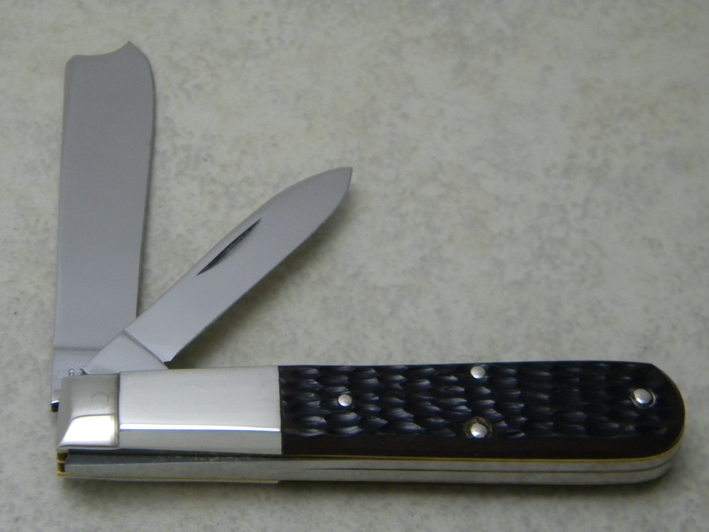 Case XX USA 7 Dot 1973 Delrin 6205R One Arm Razor Barlow Knife