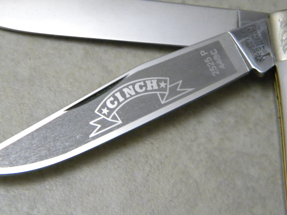 Boker Solingen Germany Pearl "Cinch" Trapper Knife NIB