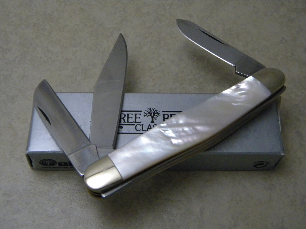 Boker Tree Brand Solingen Germany Pearl Stockman Knife NIB